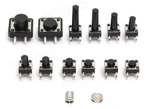 SMD 4 Pin Micro Tact Switch 6x6mm Tactile Tact Push Button Switch SMD 4 Pin Micro Tact Switch 6x6mm Tactile Tact Push Button Switch